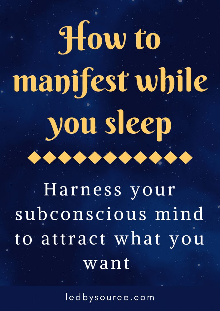 How to Manifest While You Sleep - Ledbysource